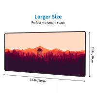 China Sublimation Forest Comic Desk Rubber Computer Mouse Pads With Custom Logo in and Stock for sale
