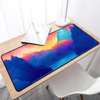 China Custom Full Colour Design Print XL Polyester Fabric Gaming Mouse Pad with Rubber Base for sale