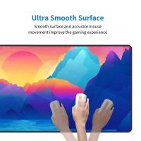 China Custom Full Colour Design Print XL Polyester Fabric Gaming Mouse Pad with Rubber Base for sale