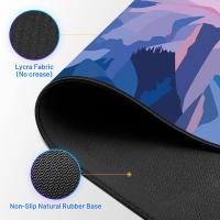China Natural Rubber fabric Custom Desk Mats 400*900mm XXL Personalizado Mousepad for sale