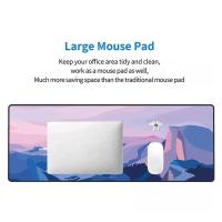China Natural Rubber fabric Custom Desk Mats 400*900mm XXL Personalizado Mousepad for sale