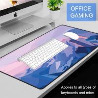 China Natural Rubber fabric Custom Desk Mats 400*900mm XXL Personalizado Mousepad for sale