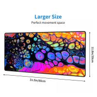 China NO Wireless Charging Private Mold Colorful Custom Print Mouse Pads for Keyboard Desk Mats for sale