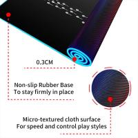 China Custom Logo 900*400*3mm Gaming Qi 15W Fast Wireless Charging Mouse Pad for iPhone 14 for sale