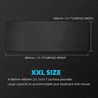 China Asdantu Large Mouse Pad Keyboard Mat for Office and Home Non-slip Natural Rubber Base for sale