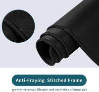 China Extended Speed Gaming Mouse Pad with Round Desk Mat and Natural Rubber Fabric Material for sale