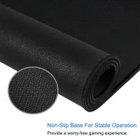 China Extended Speed Gaming Mouse Pad with Round Desk Mat and Natural Rubber Fabric Material for sale