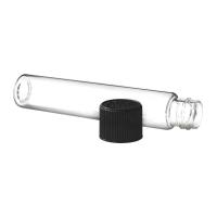 China 109mm Glass Pre Roll Tubes Clear Child Resistant Tubes Smooth for sale