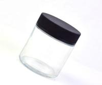 China Clear Glass Child Resistant Jars 3 Oz 1 Ounce Glass Jar Child Resistant for sale