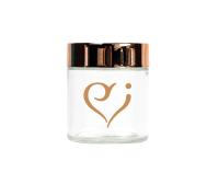 China Odor Proof Glass Weed Jar Child Resistant Lid Flower Packaging Glass Jars Containers for sale