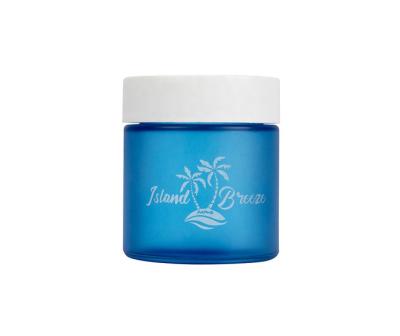 China Odor Proof Glass Weed Jar Child Resistant Lid Flower Packaging Glass Jars Containers for sale