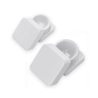 China White 5ml Glass Concentrate Container Smell Proof Square Concentrate Jars CRC Cap for sale