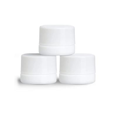 China White CR Lid 5ml Glass Concentrate Container 5mL Glass Concentrate Jars for sale
