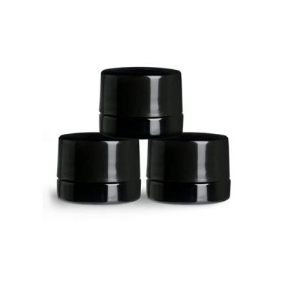 China Black Smell Proof Uv Jar Child Resistant 9ml Concentrate Jar for sale