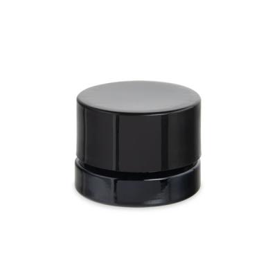 China Black Glass Concentrate Container 5ml Glass Container With Child Resistant Lid for sale
