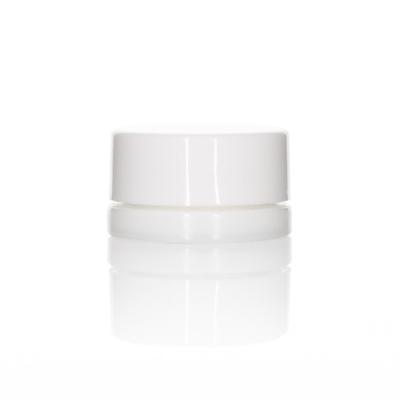 China White Cap 9ml Glass Jar Small Childproof Essential Oil for sale