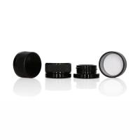 China 9ml Black UV Glass Jars Storage Child Resistant Glass Jar for sale