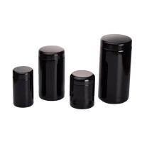 China 4oz Childproof Smell Proof Glass Jar Black Flower Uv for sale