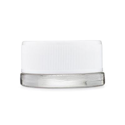 China 9ml Clear Glass Concentrate Container with Child Resistant Lid  glass concentrate jars  glass packaging for sale