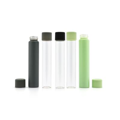 China Airtight Glass Pre Roll Tubes 22*115mm Borosilicate Child Proof Glass Joint Tube for sale