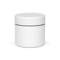 China 1oz 2oz Glass Concentrate Jars Smooth Cr Lids 3oz Glass Jars Spray Printing for sale