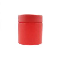 China 2oz-6oz Empty Colorful Glass Jars Cr Lid Cr Flint Jar for sale