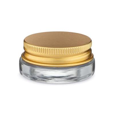 China 7ml Black Cap Glass Concentrate Container Luxury Concentrate Glass Jar 7ml for sale