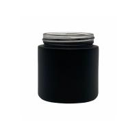 China Childproof Matte Black Glass Jars 4oz Smell Proof Stash Jar 420 Child Resistant Glass Jar for sale