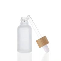 China Boston Round Small Glass Dropper Bottles 30ml 1 Oz Dropper Bottles Child Resistant for sale