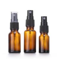 China 30ml Frosted Glass Dropper Bottles Amber Glass Droppers For Essential Oils for sale