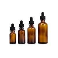 China 1oz Glass Dropper Bottles Amber Dropper Bottle Tincture Bottle 30ml With CR Cap for sale