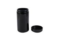 China Dark Violet Black Empty Glass Cosmetic Cream Jars 20ml 60ml 100ml 150ml 200ml 2oz 4oz With Lid for sale