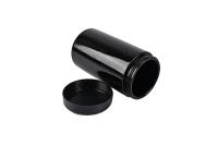 China Dark Violet Black Empty Glass Cosmetic Cream Jars 20ml 60ml 100ml 150ml 200ml 2oz 4oz With Lid for sale