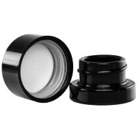 China Uv Black Airtight Concentrate Oil Mini Childproof Glass Jar 5ml 7ml 9ml With Lid for sale