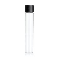 China Custom 116mm Size Pre Rolled Tube With Logo CRC Glass Tube Child Proof With Cr Lids for sale
