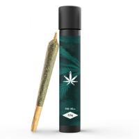 China Custom Stickers Childproof CR Cap Cigar Packaging Borosilicate Glass Tube for sale