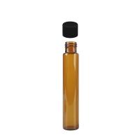 China Child Safety Glass Pre Roll Tube Cigar Clear Glass Tube Flower Cone Packaging for sale