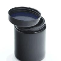 China 3Oz Childproof Glass Jar With Lid Dried Flower Glass Stash Jar Black UV Glass Jars for sale