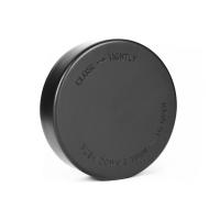China Smooth Matte Glass Jar Black Cap 18oz CR Glass Jar With Lid Child Resistant for sale