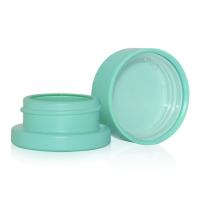 China Round Wax Extract Concentrate Lead Free Glass Jars 5ml 9ml With Child Resistant Lid for sale