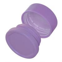 China Round Wax Extract Concentrate Lead Free Glass Jars 5ml 9ml With Child Resistant Lid for sale