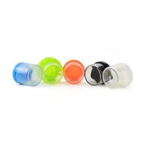 China 1gram 5ml 6ml Mini Empty Glass Concentrate Container Drippy Silicone Airtight Closure Honey Essential Heat Resistant for sale