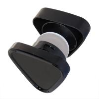 China 5ml 9ml Black Clear Childproof Glass Cosmetic Container Square Triangle Hexagon Eye Cream With Lid for sale