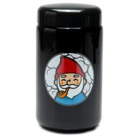 China Black 500ml 1L UV Resistant Glass Jars Flower Packaging Smell Proof Glass Container for sale