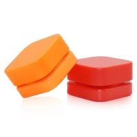 China Custom Colors Square Glass Concentrate Container 3ml 5ml 7ml 9ml for sale