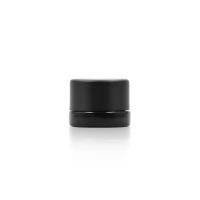 China Round Black UV Glass Concentrate Jar Containers 5ml 10g for sale