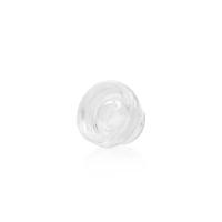 China Customized Printing Logo Clear Black White 5ml Glass Concentrate Jar Child Proof for sale