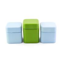 China Color Painted Packaging 3oz 4oz Childproof Square Glass Jar with Child Resistant Cap for sale
