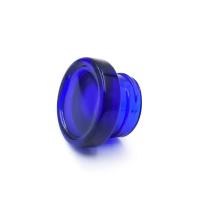 China 4ML 8ML Custom Colored Glass Storage Jars With Child Resistant Cap for sale