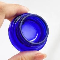China 4ML 8ML Custom Colored Glass Storage Jars With Child Resistant Cap for sale